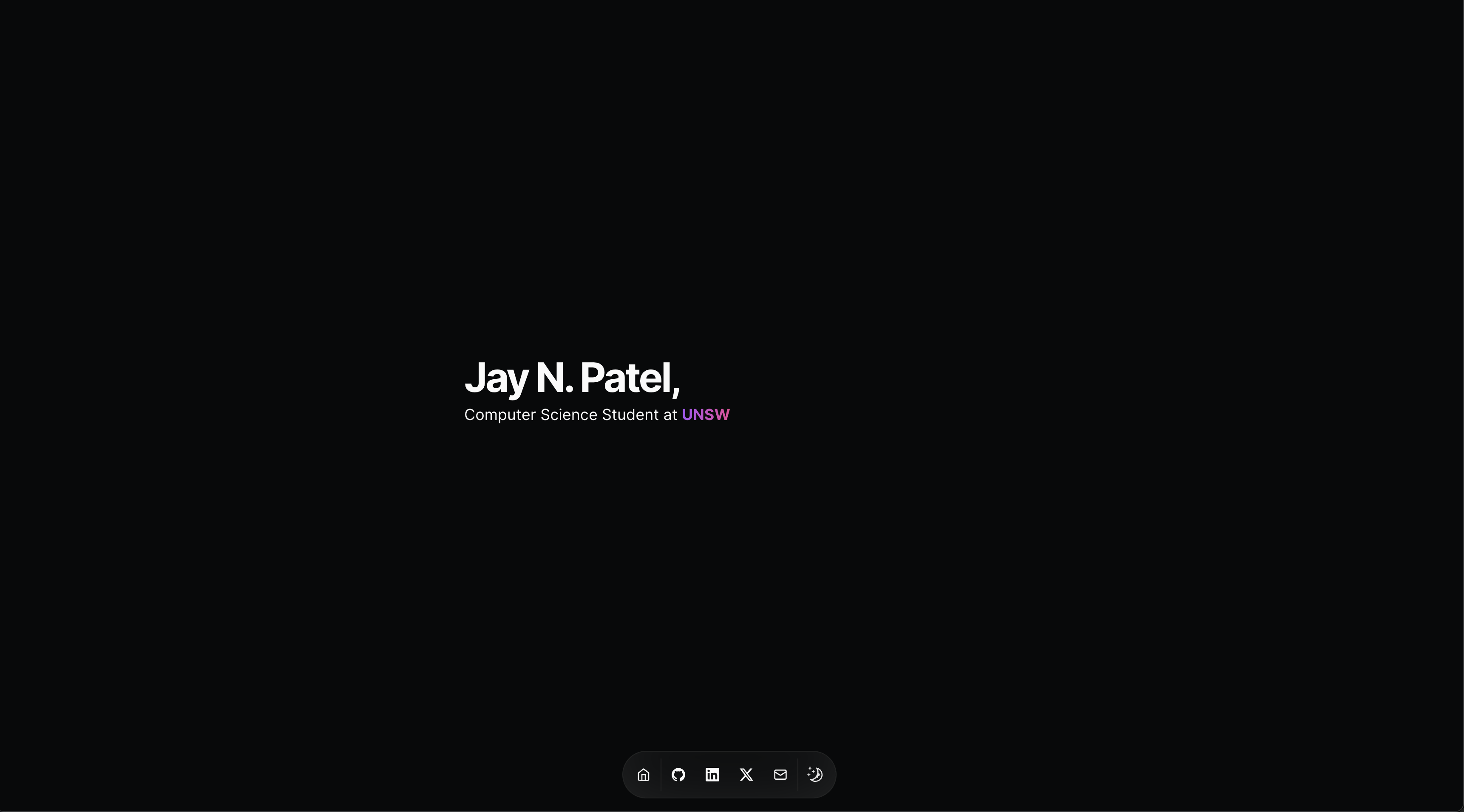 Jay N. Patel's Portfolio | CS Student at UNSW